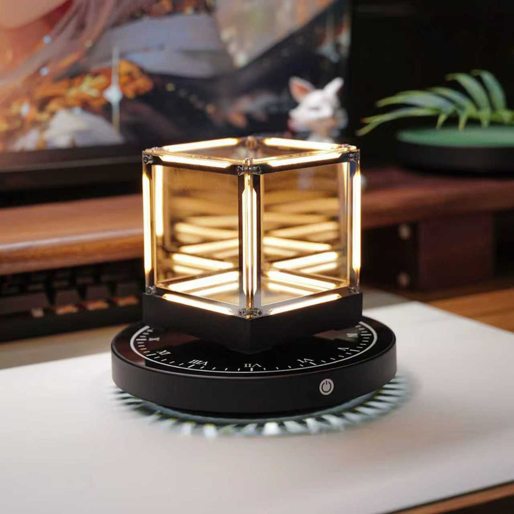 Kamiuzzly Magnetic Levitation 001 Series 4D Hyperspace Cube Display St